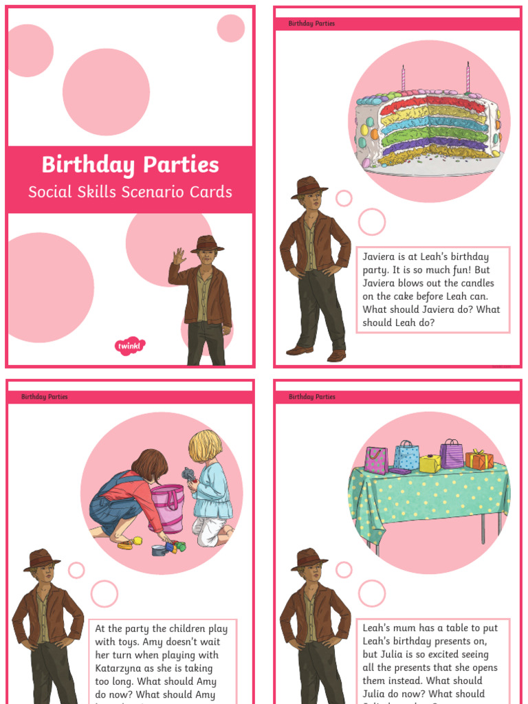 Social Skills at Birthday Parties | PDF
