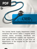CSSD Checklist | PDF | Sterilization (Microbiology)