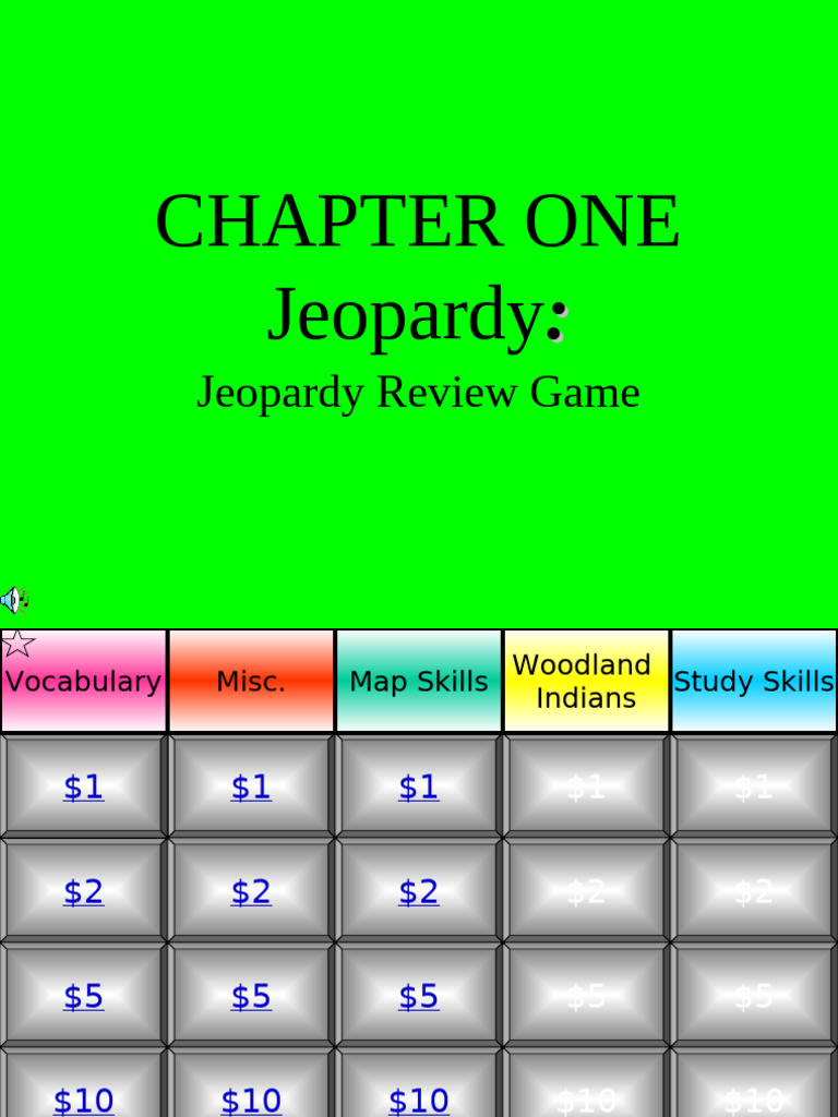 History Jeopardy Game Overview | PDF
