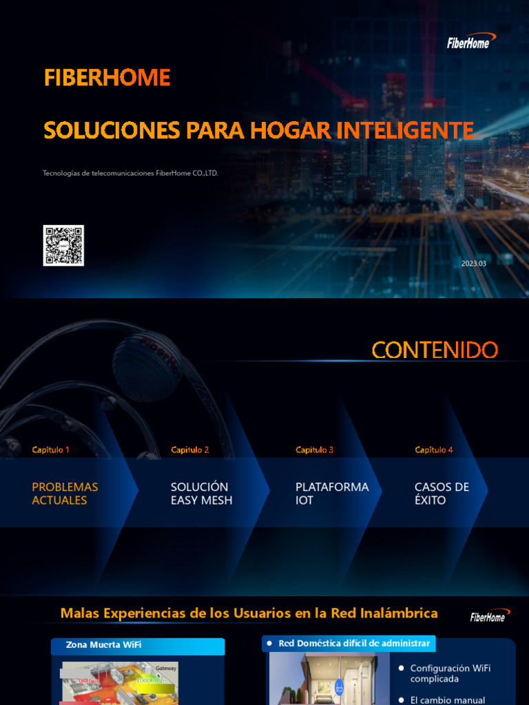 1-FiberHome Soluciones SmartHome | PDF | Wifi | Inalámbrico