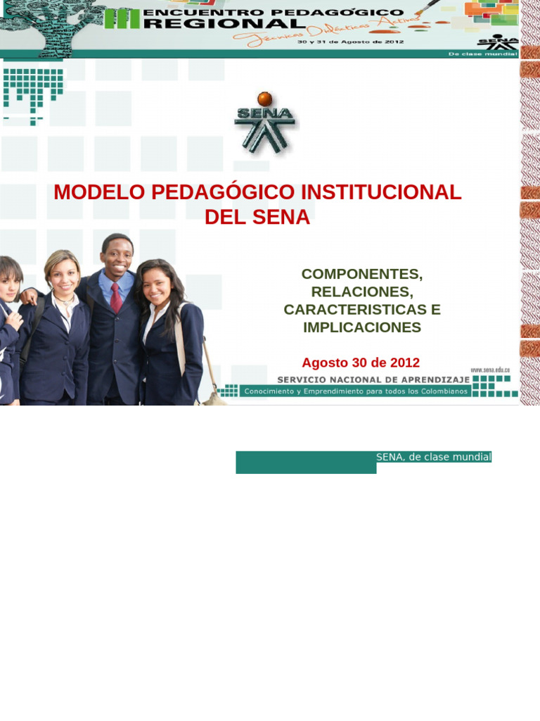 1 Modelo Pedagc3b3gico Institucional | PDF | Plan de estudios ...
