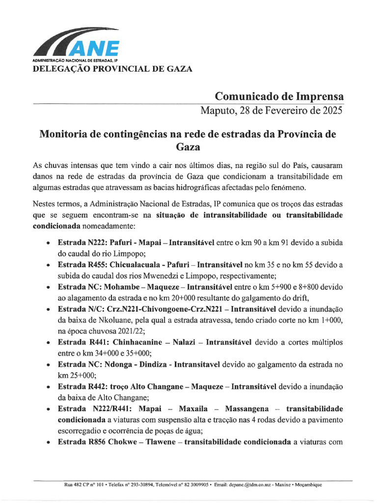 Comunicado de Imprensa | PDF