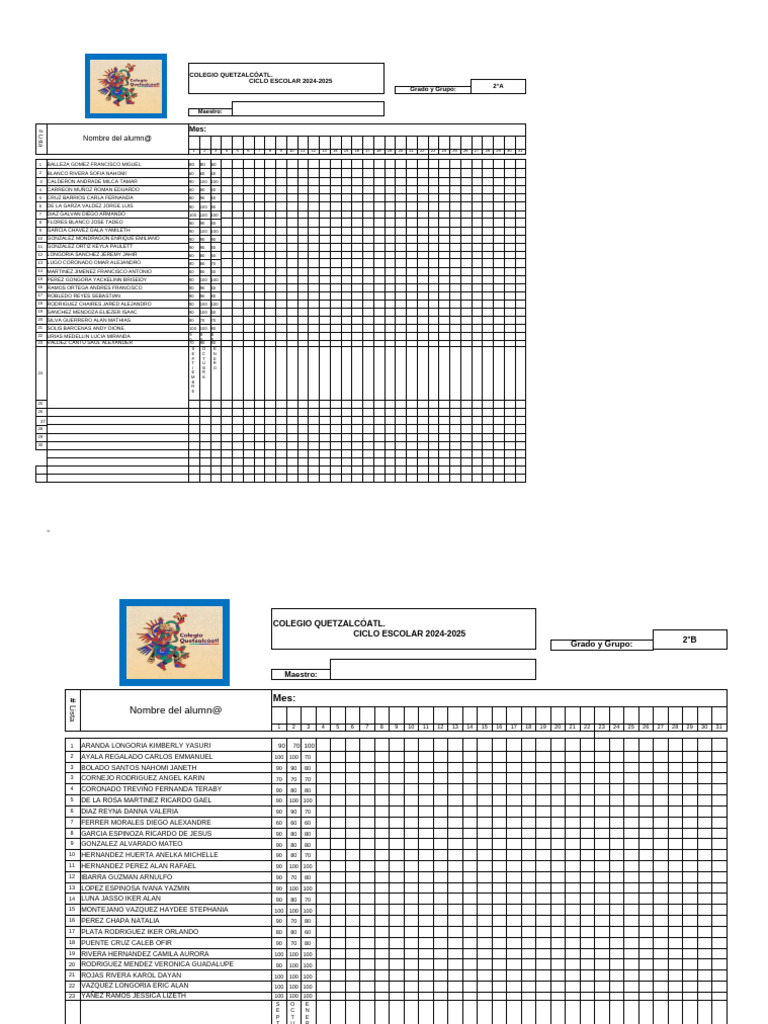 Promedios Formacion Edson_114514 | PDF