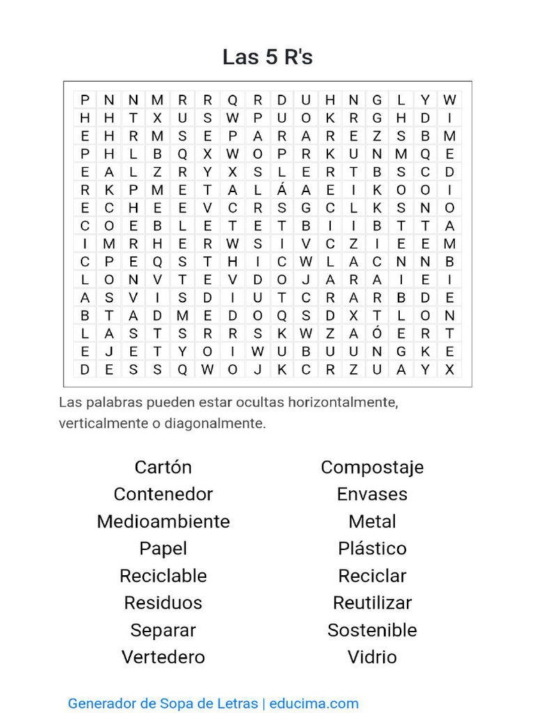 Las 5 R's | PDF