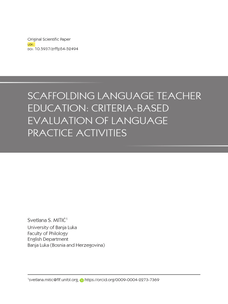 EFL Teacher Training Insights | PDF | Learning | Language Education