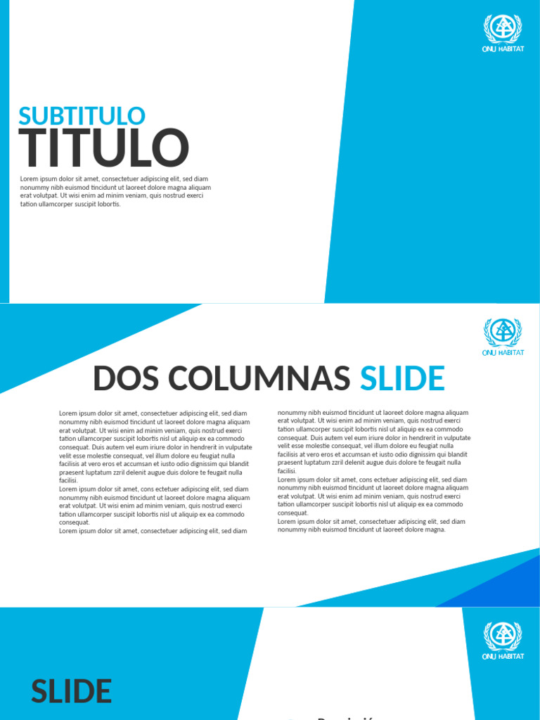 ONU Habitat Template | PDF