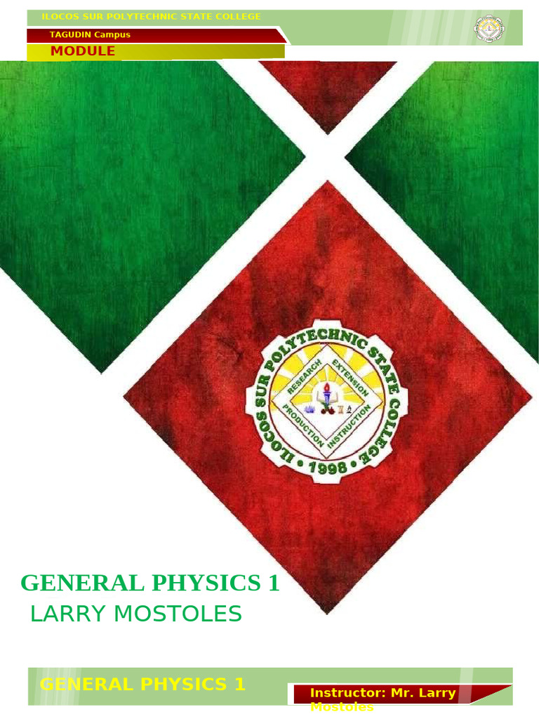 MODULE 1 General Physics | PDF | International System Of Units | Kilogram