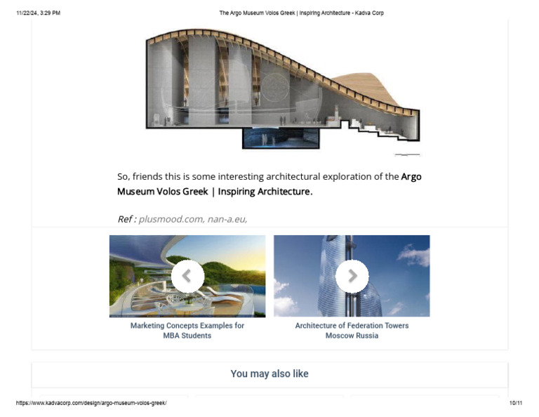 The Argo Museum Volos Greek _ Inspiring Architecture - Kadva Corp | PDF