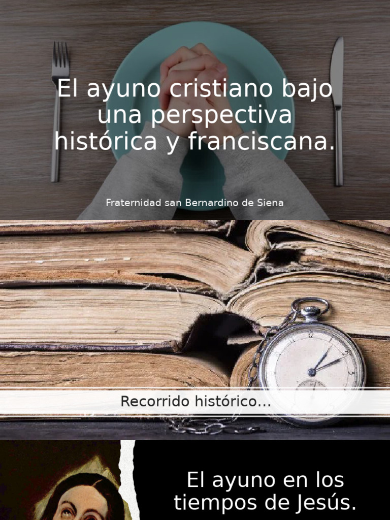 El Ayuno Cristiano Bajo Una Perspectiva Franciscana | PDF | Rápido ...