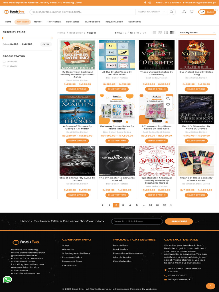 Bestselling Fiction & Series in Pakistan | PDF | Retailing | Marketing