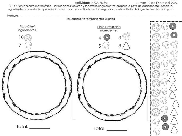 Pizza Numérica | PDF
