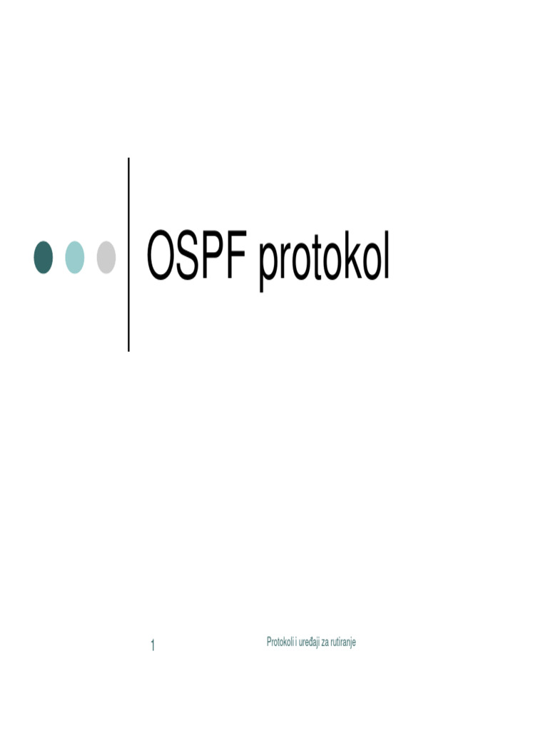 OSPF | PDF