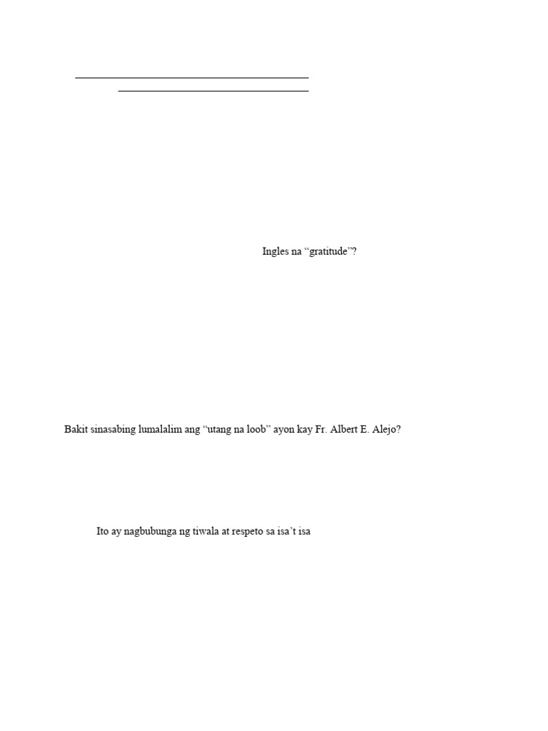 GRADE 8 EsP - QUARTERLY EXAMINATION | PDF