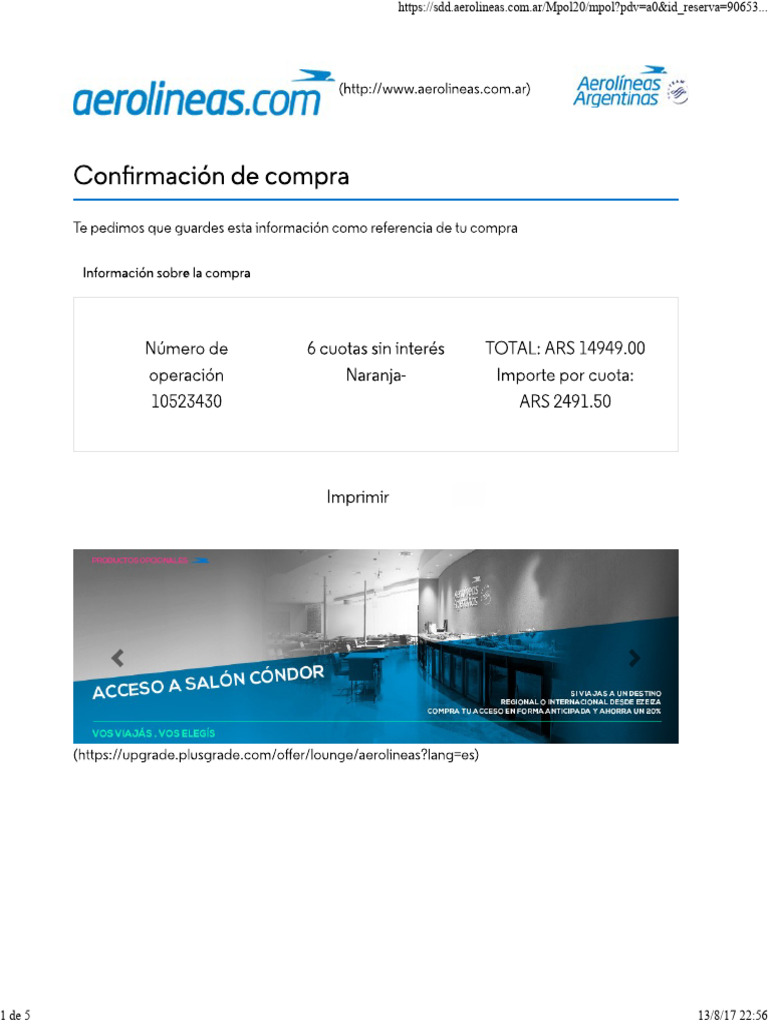 Pasajes Brasil | PDF