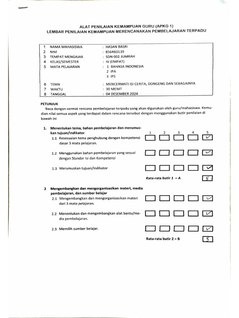 Apkg 1 Hasan Basri | PDF