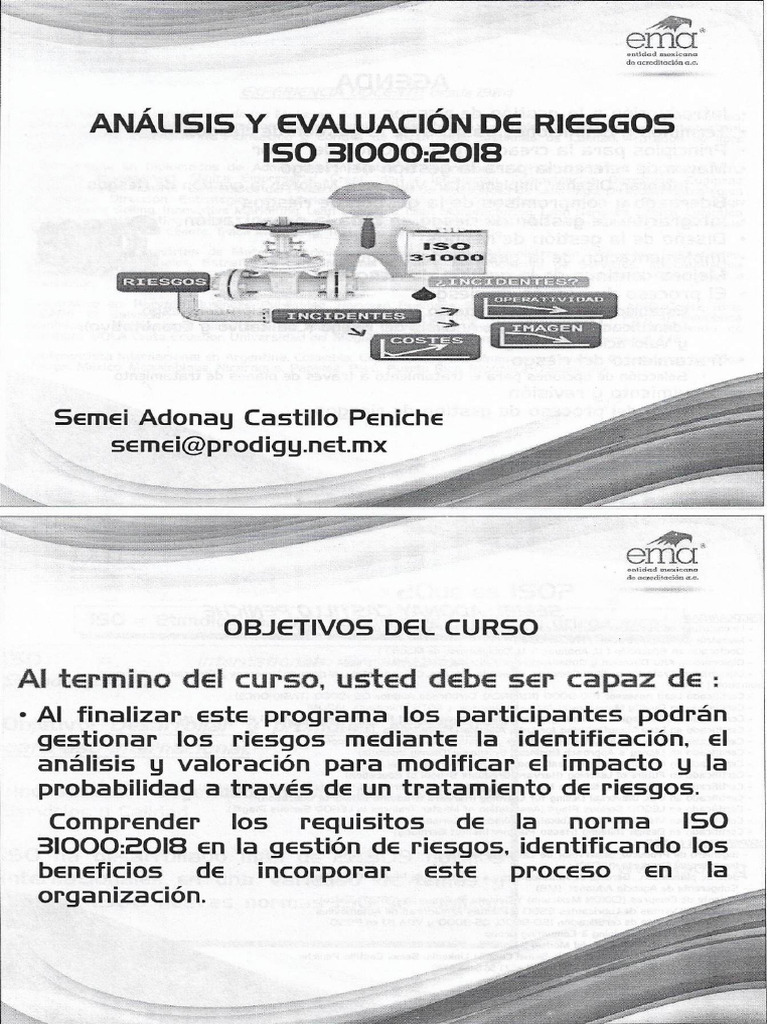 Analisis y Evaluacion de Riesgos Iso 31000 | PDF