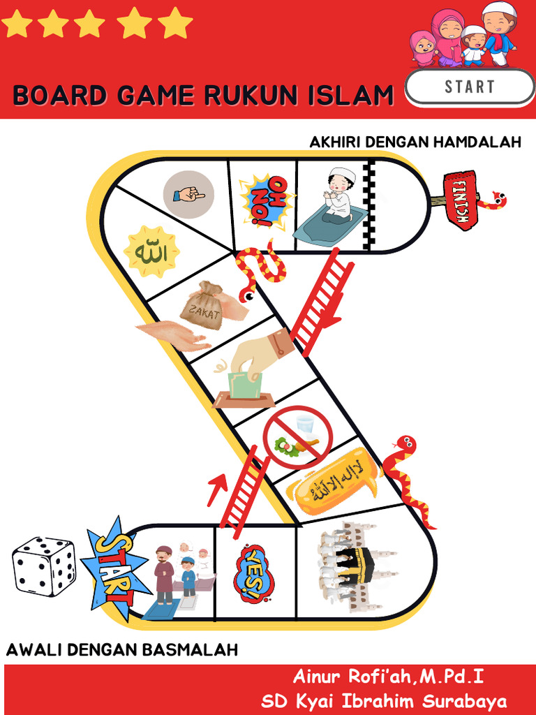 Multiplication snakes and ladders math game worksheet in colorful ...