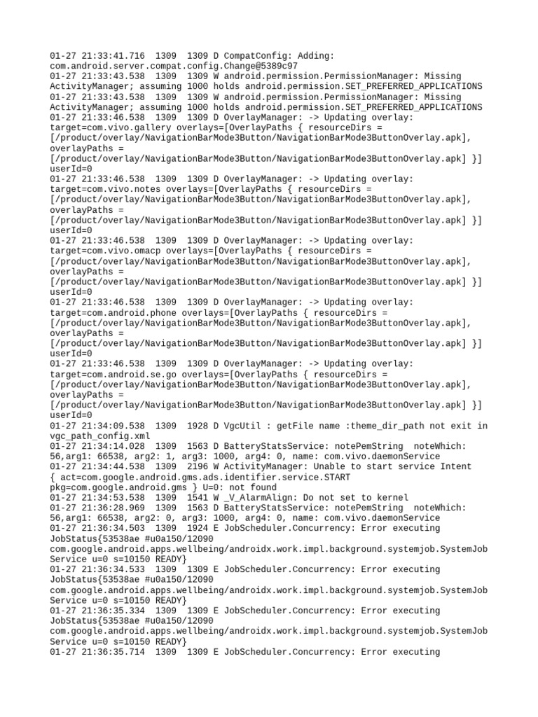 Log | PDF | Operating System Families | Computing Platforms