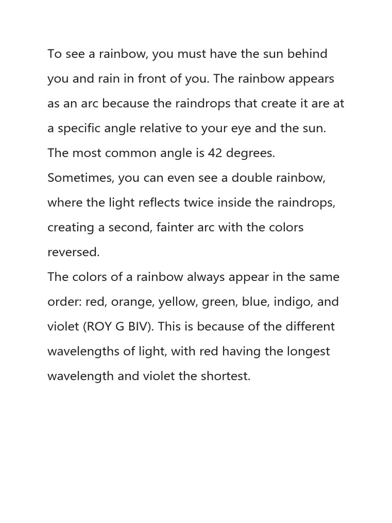 The Science of Rainbows - 2 | PDF