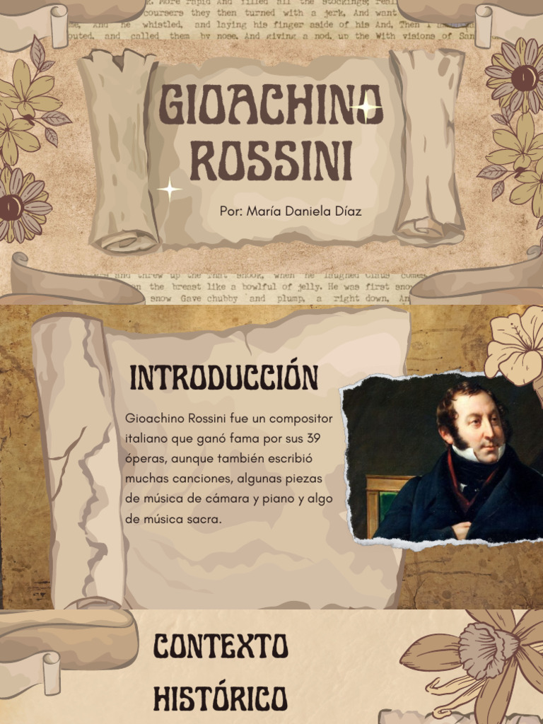 Gioachino Rossini- Maria Daniela Díaz | PDF