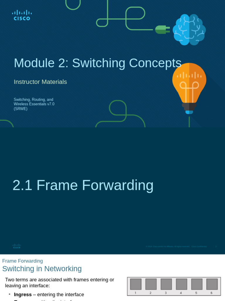 Ch08 Module 2 Switching Concepts | PDF | Network Switch | Computer Network