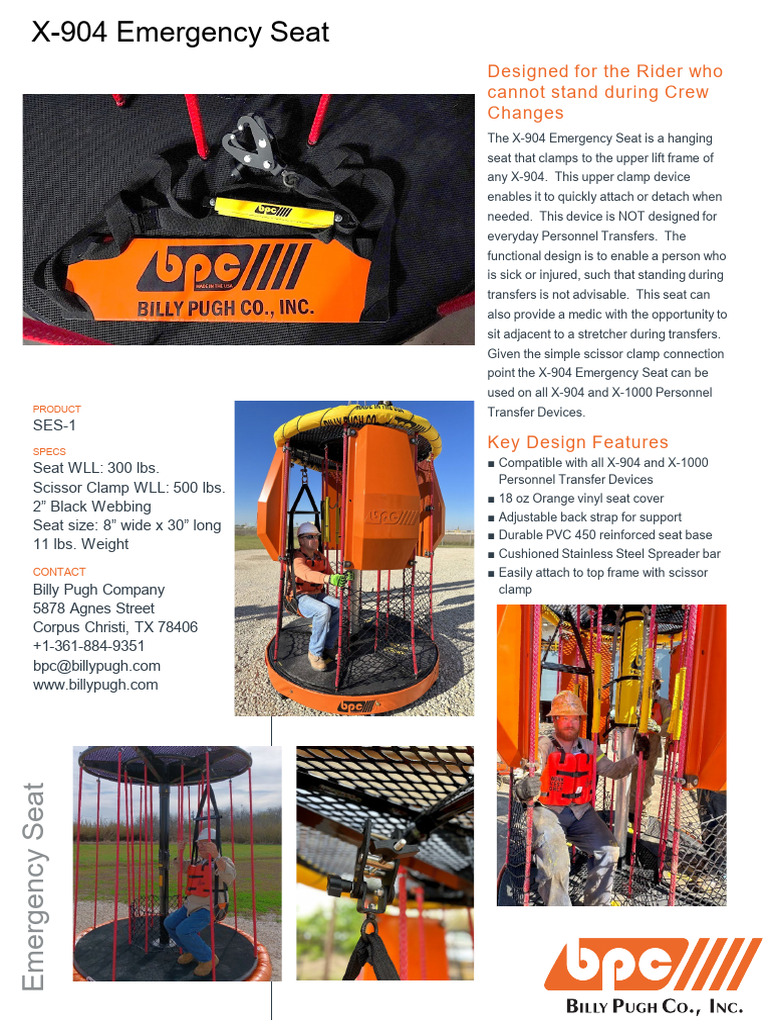 Emergency-Seat X904 Rev0 | PDF