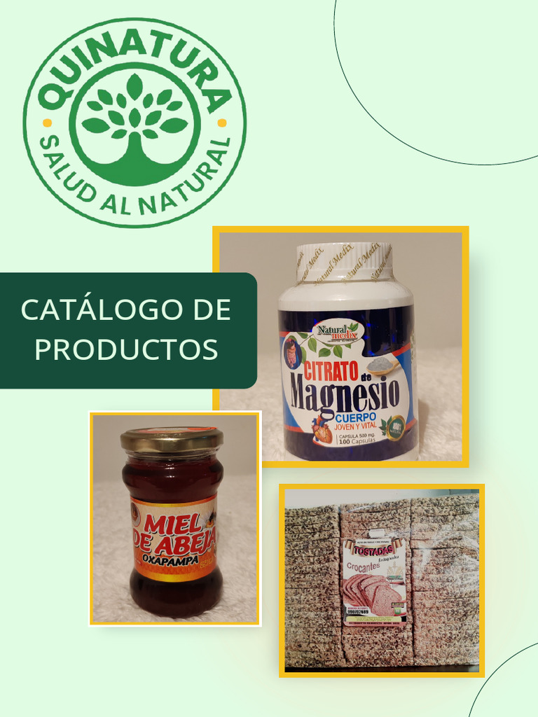 Cat Logo de Productos - Quinatura | PDF | Antioxidante | Especialidades Medicas
