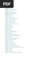 Essential Bombastic Vocabulary List | PDF