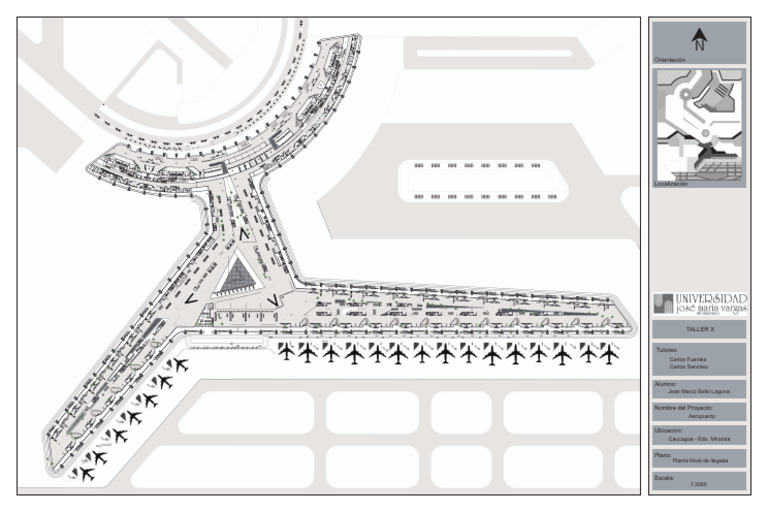 Formato Final Planta Llegadas | PDF