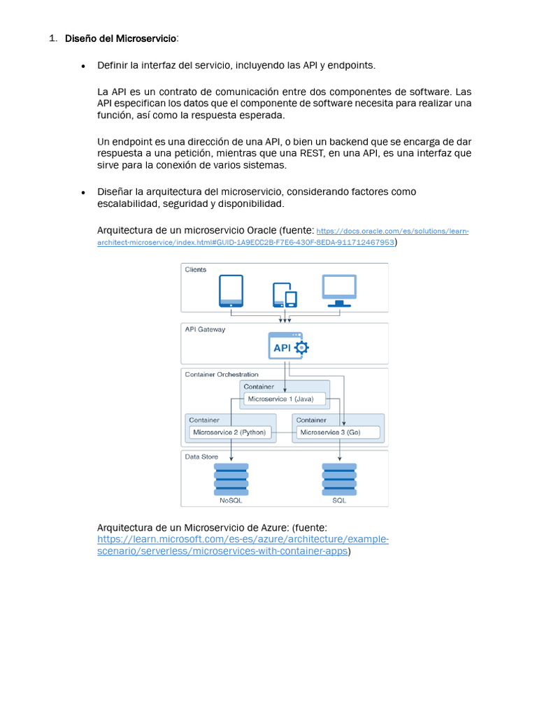 Guía para Diseñar Microservicios en la Nube | PDF | Computación en la nube | Servicios web de Amazon