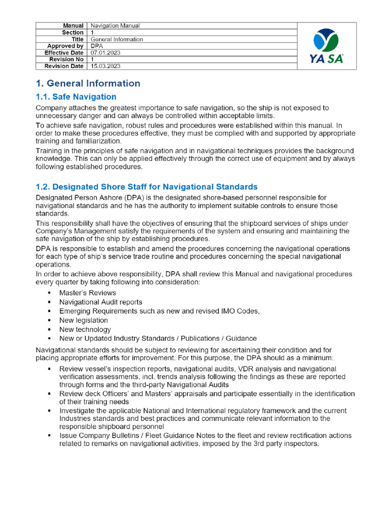 07. Navigation Manual | PDF