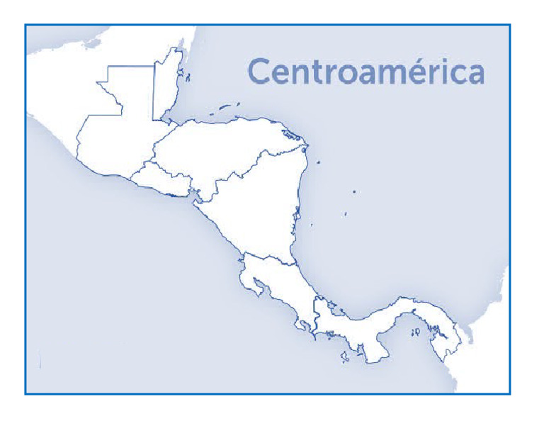 Mapa de Centroamerica Sin Localizar | PDF