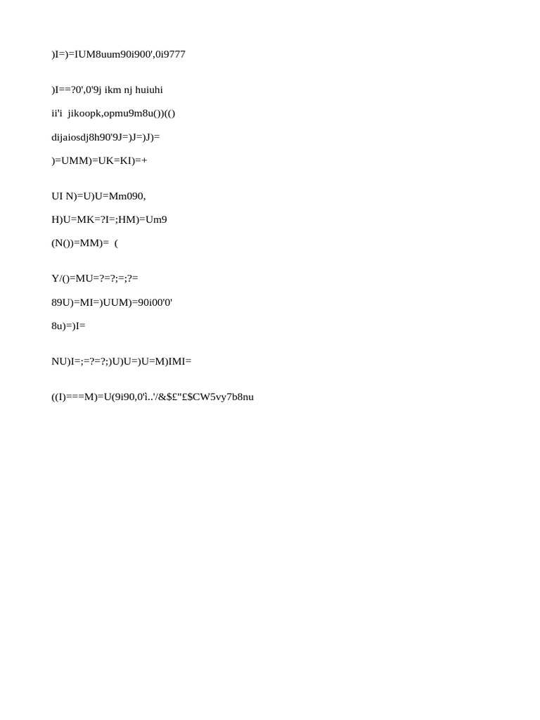 Unreadable Text Analysis | PDF