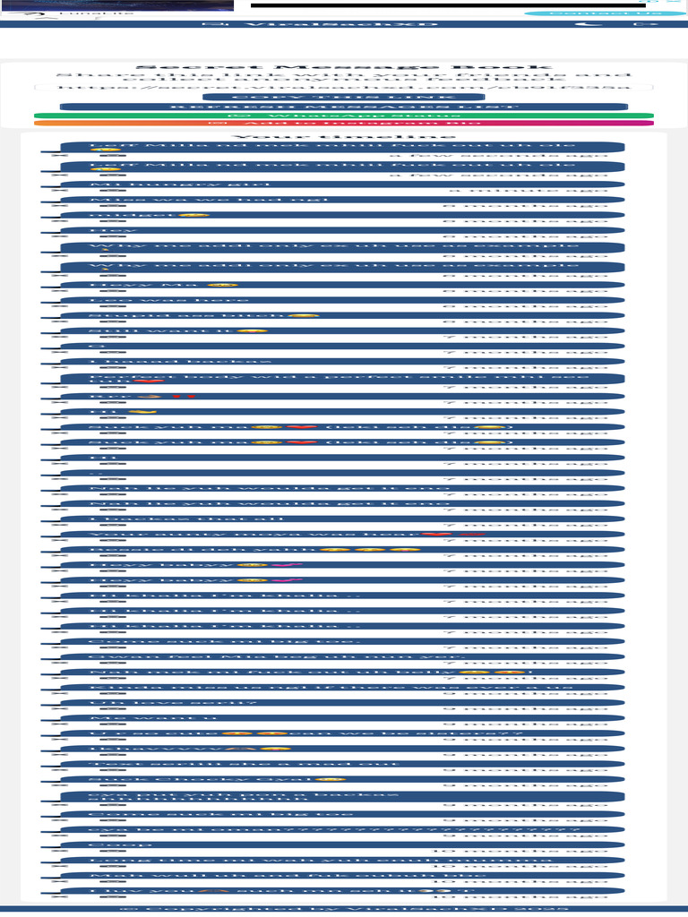 Secret Message Link 2025 Official Website | PDF