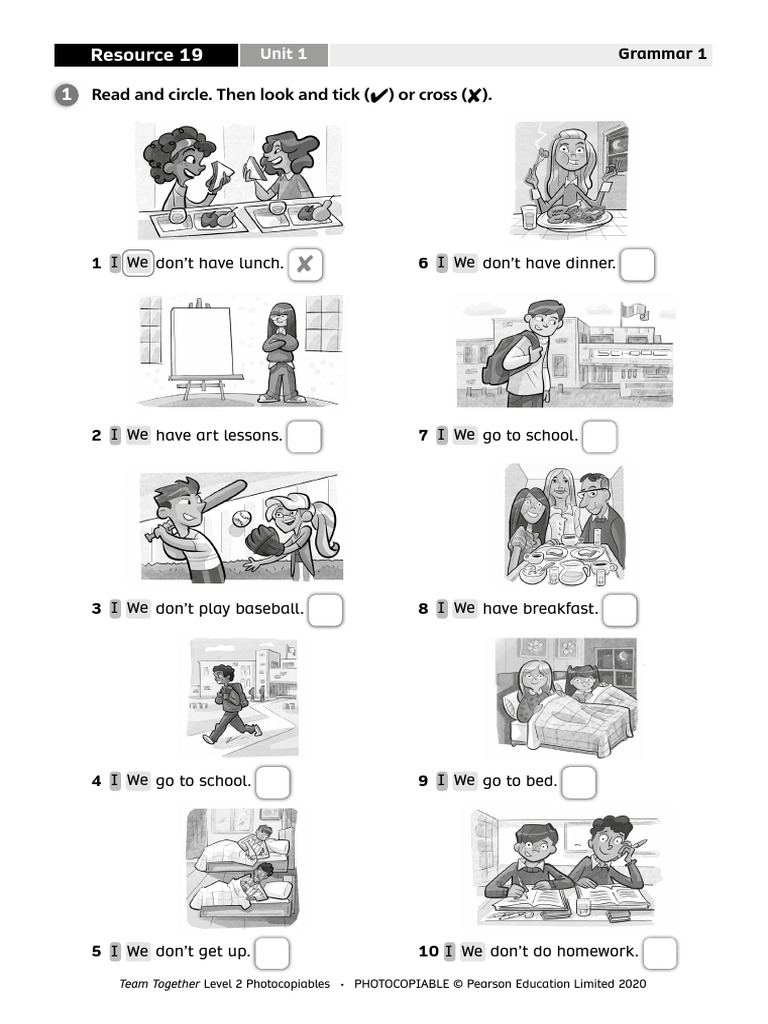 Team Together Level 2 Unit 1 Resources | PDF