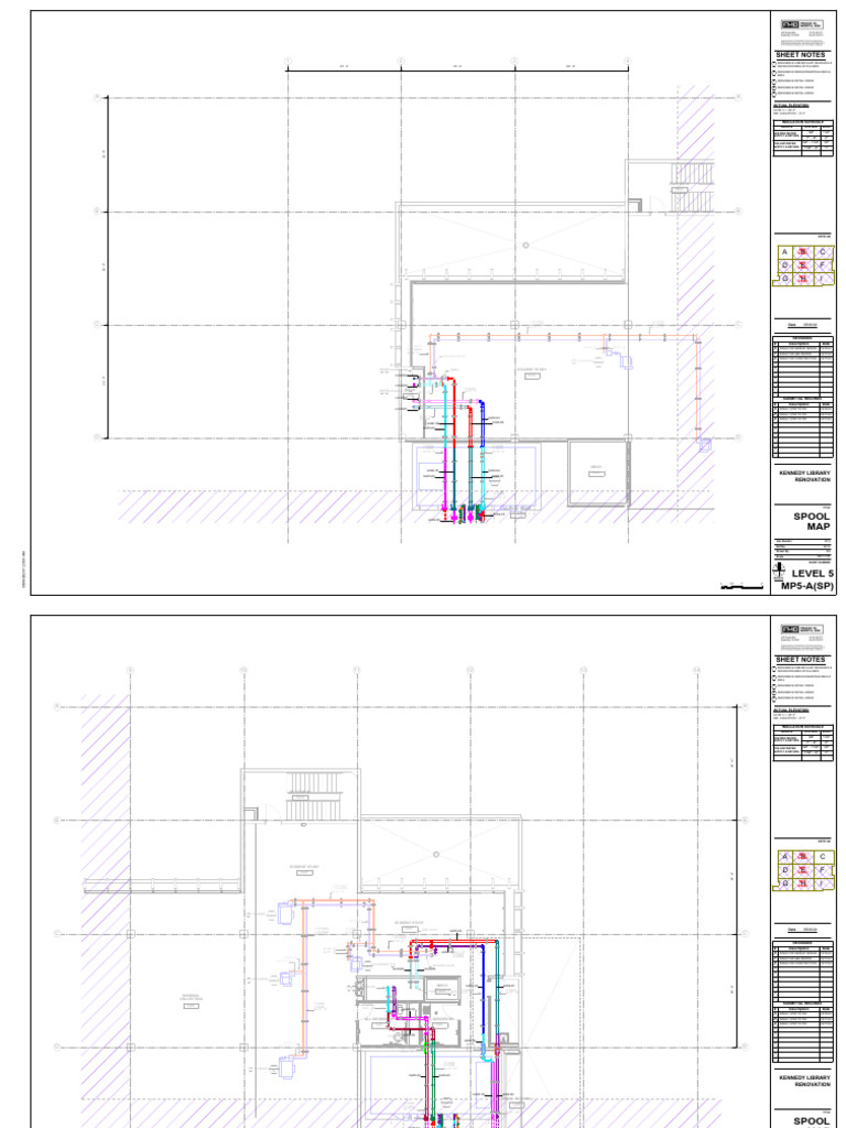 2214 Mp5 Shop-spool Map | PDF | Chemical Engineering | Materials