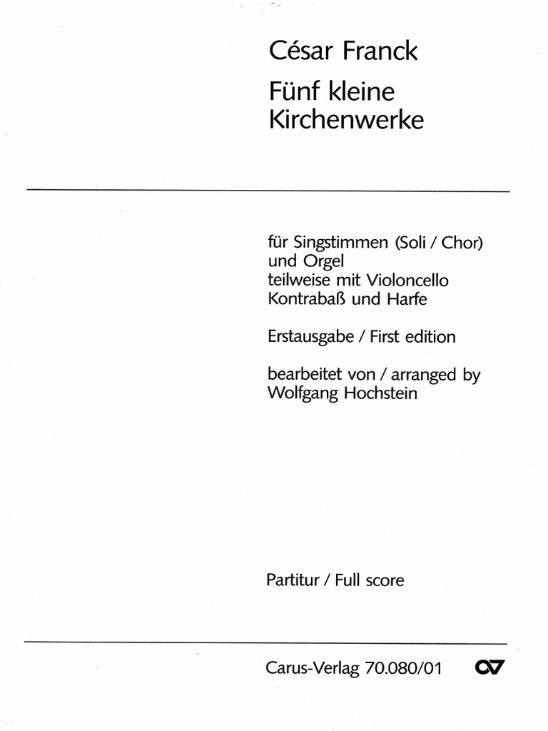 Dextera Domini (César Frank) | PDF