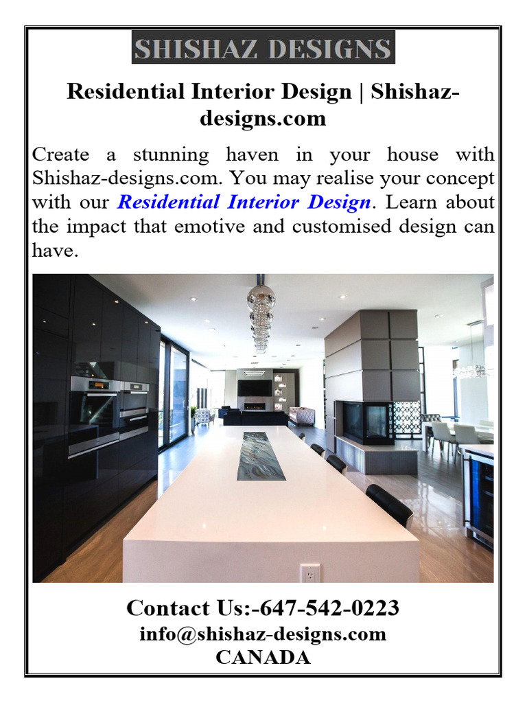 Residential Interior Design | PDF