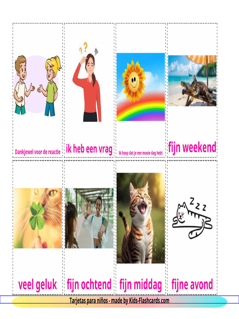 Tarjetas-para Aprender Neerlandes | PDF