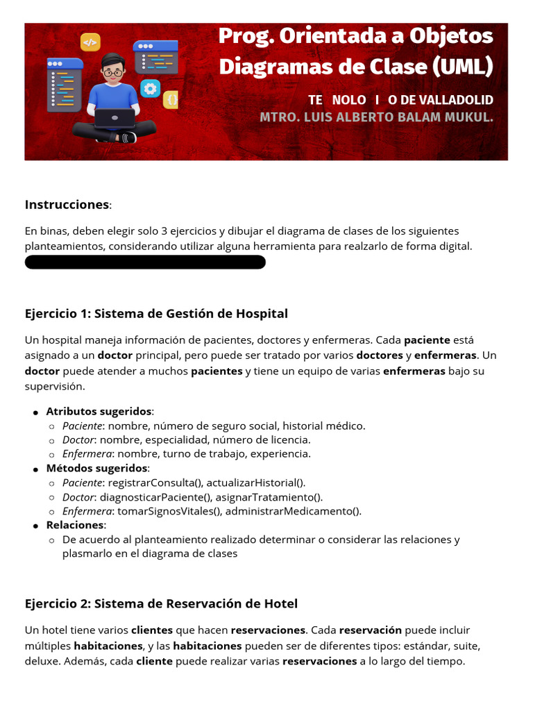 Actividad 4. Ejercicios de Diagramas UML | PDF | Tableta | Informática