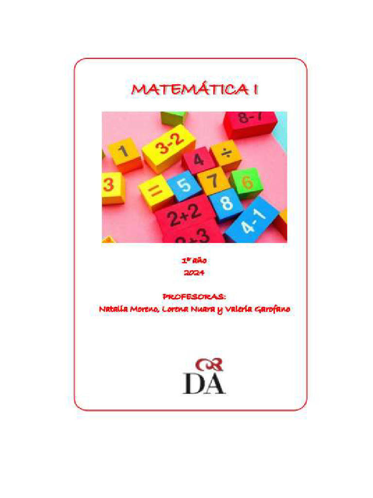 Car-Tula Cuadernillo 1ro | PDF