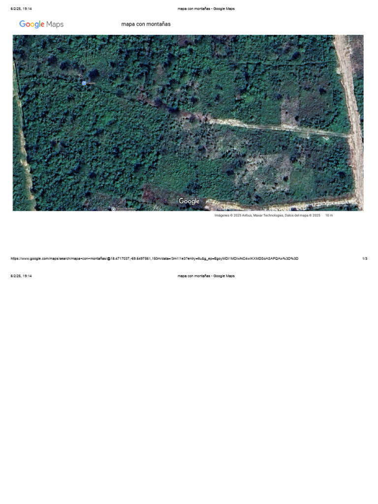 Mapa Con Montañas - Google Maps 3 | PDF