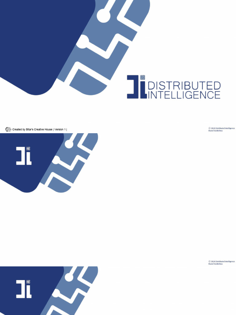 Distributed Intelligence - Brand Identity Guidelines | PDF | Brand | Logos