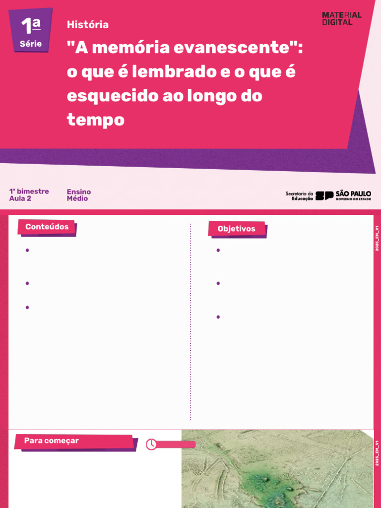 1 Ano Hist 1 Bim Aula 2 | PDF | Historiografia | Historiador