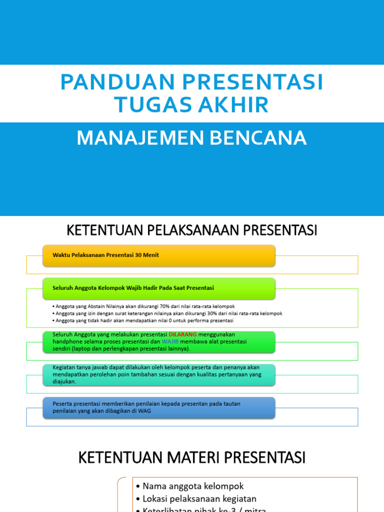 Panduan Presentasi | PDF