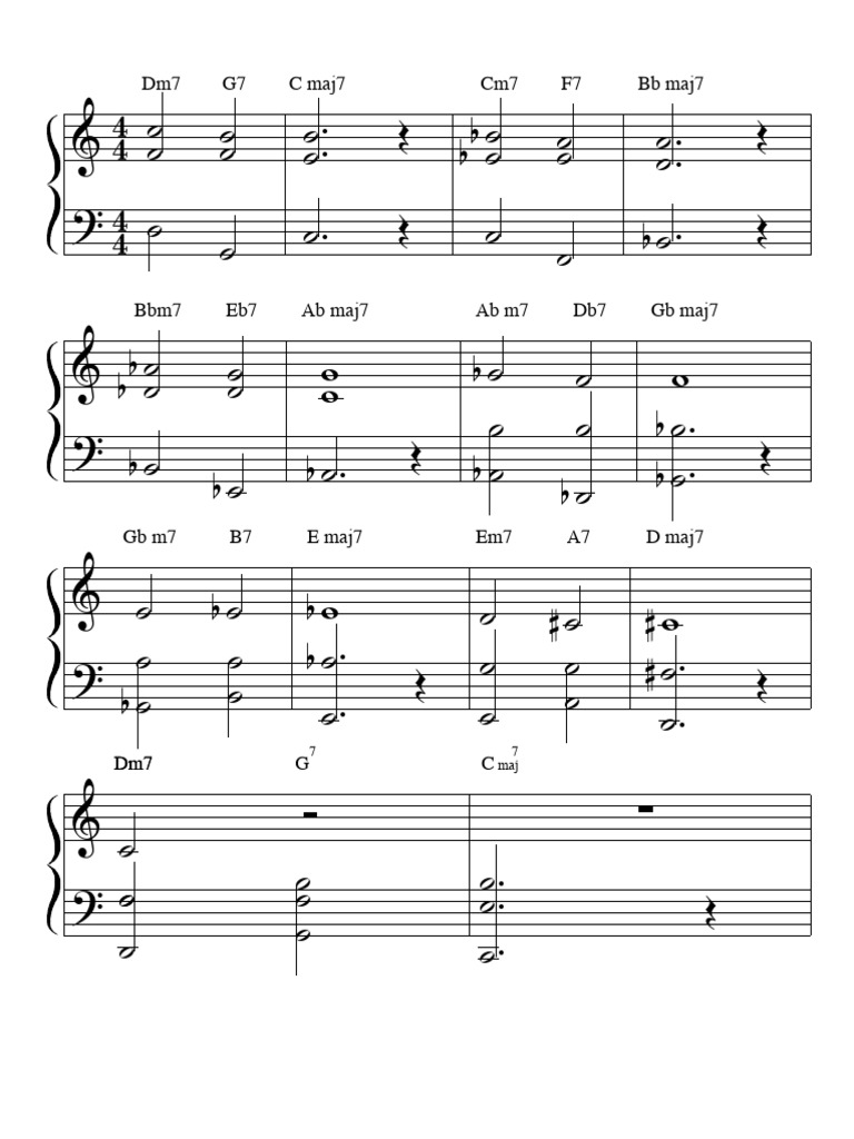 Guide Tone Exercise 01 | PDF