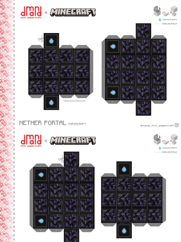 Nether Portal Papercraft | PDF