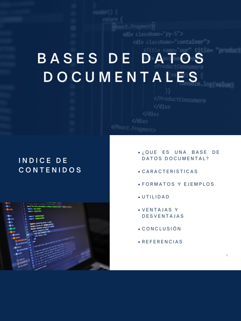 Bases de Datos Documentales: Definición y Usos | PDF | Bases de datos | Xml
