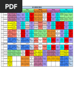 7B Class Timetable 2023-2024 | PDF