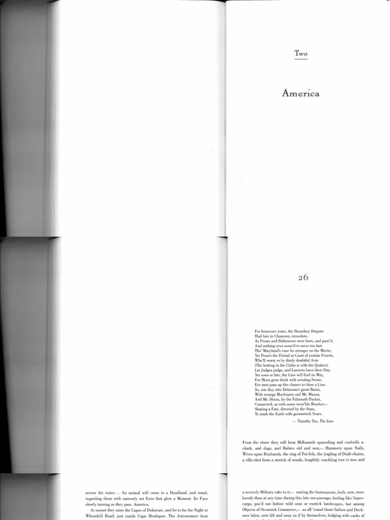 Mason-and-Dixon - CH 26-27 | PDF